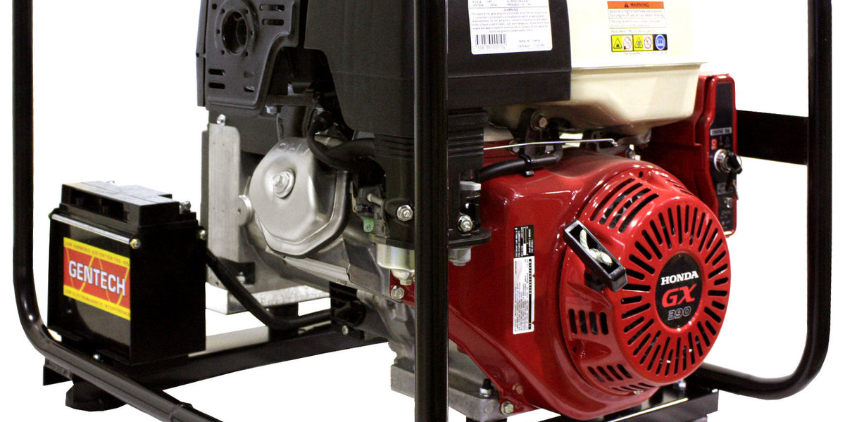 Gentech EP7000HSRE - 7.0kVA Honda Powered Generator — Generator Warehouse