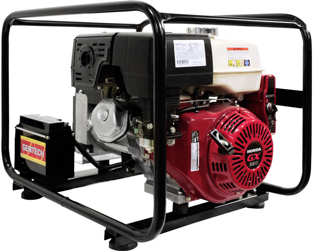Gentech EP8000HCREA - 8kVA AVR Honda Powered Generator — Generator ...