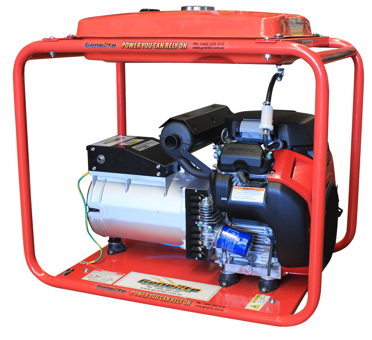 Genelite GH14000E-LRT-AVR 14.5 kVA Honda Powered AVR Generator ...