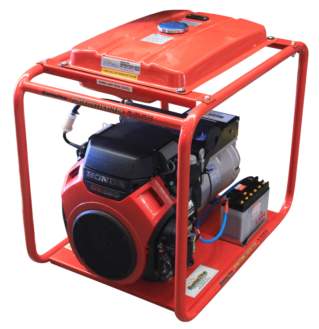 Honda GH14000E-LRT-AVR-HB Electric Start Home Back Up Generator ...